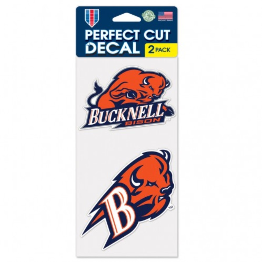 Bucknell University Bison - Set of Two 4x4 Die Cut Decals at Sticker Shoppe