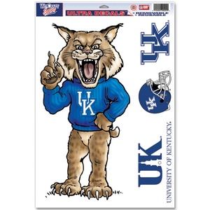 University Of Kentucky Wildcats - Set of 4 Ultra Decals at Sticker Shoppe
