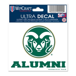Colorado State University Rams Alumni - 3x4 Ultra Decal at Sticker Shoppe