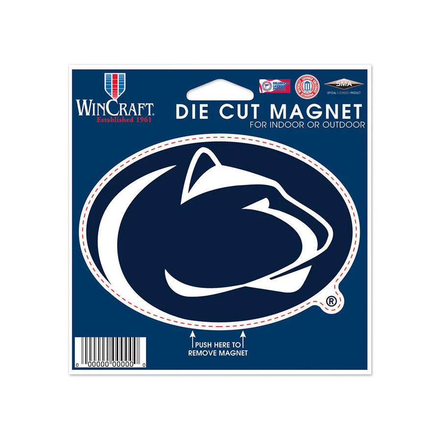 Penn State University Nittany Lions - 4.5" Die Cut Logo Magnet at ...