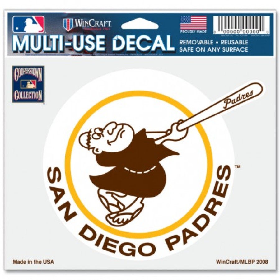 San Diego Padres Retro - 5x6 Ultra Decal at Sticker Shoppe