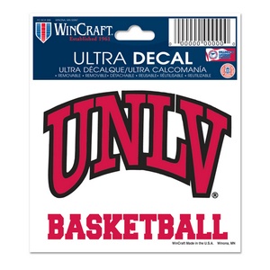 University of Nevada-Las Vegas UNLV Rebels Basketball - 3x4 Ultra Decal ...