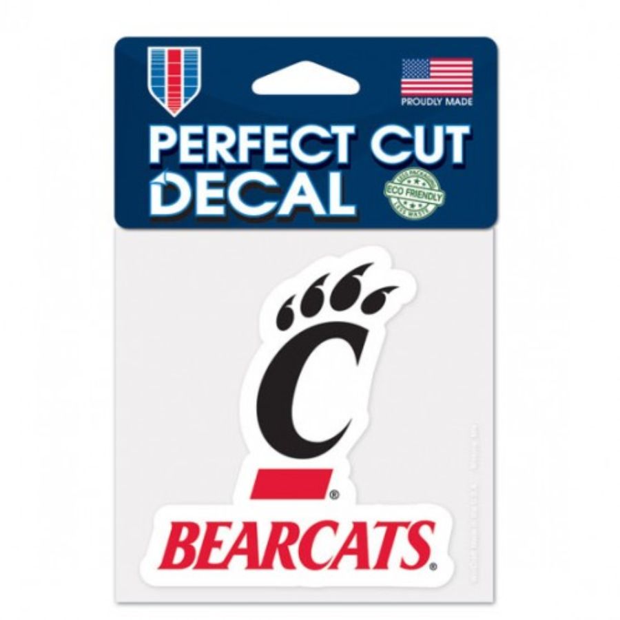 University Of Cincinnati Bearcats - 4x4 Die Cut Decal at Sticker Shoppe