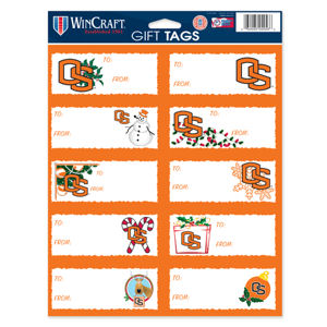 Oregon State University Beavers - Sheet of 10 Christmas Gift Tag Labels ...