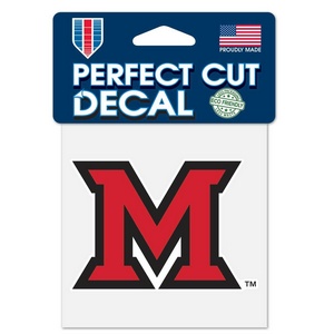 Miami University Redhawks - 4x4 Die Cut Decal at Sticker Shoppe