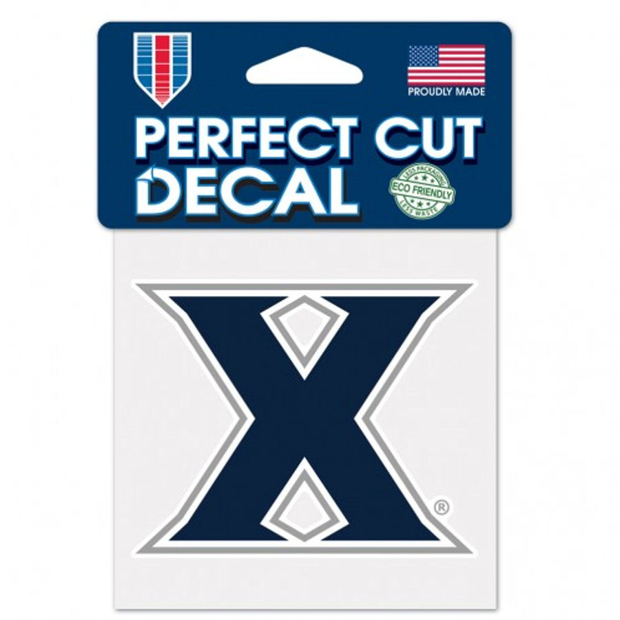 Xavier University Musketeers - 4x4 Die Cut Decal at Sticker Shoppe