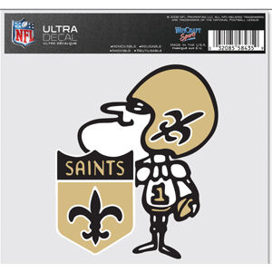 New Orleans Saints Retro - 5x6 Ultra Decal at Sticker Shoppe