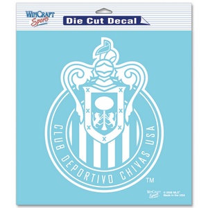 Chivas USA - 8x8 White Die Cut Decal at Sticker Shoppe