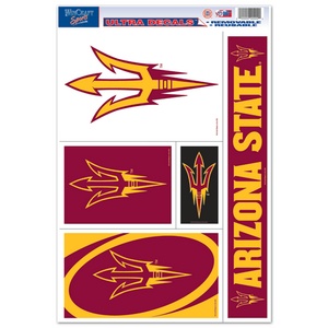 Arizona State University Sun Devils Trident - Set of 5 Ultra Decals at ...