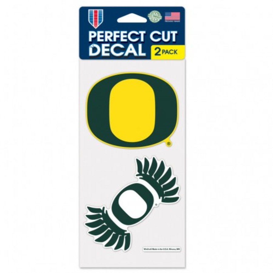 University Of Oregon Ducks - Set of Two 4x4 Die Cut Decals at Sticker ...