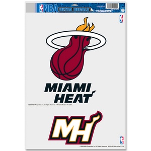 Miami Heat - 11x17 Ultra Decal Set at Sticker Shoppe