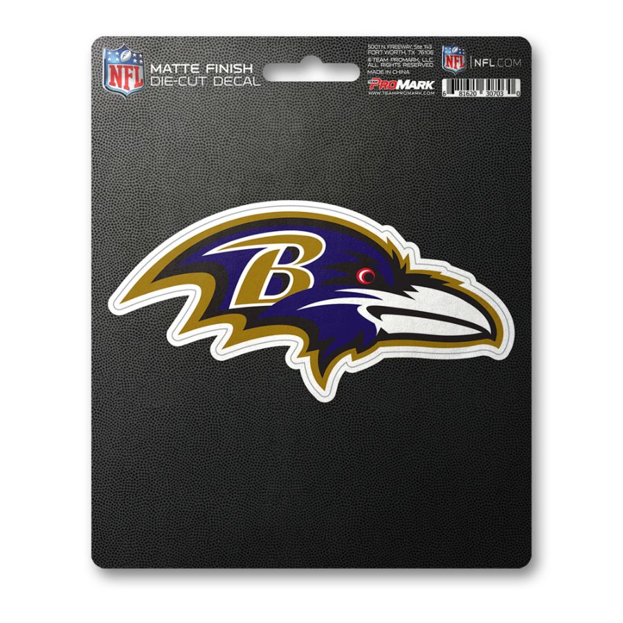 Baltimore Ravens - Vinyl Matte Sticker at Sticker Shoppe