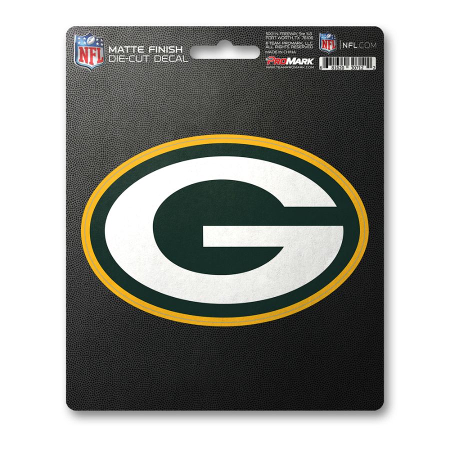 Green Bay Packers - Vinyl Matte Sticker at Sticker Shoppe