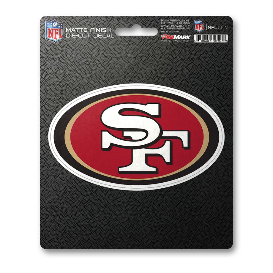 San Francisco 49ers - Vinyl Matte Sticker at Sticker Shoppe