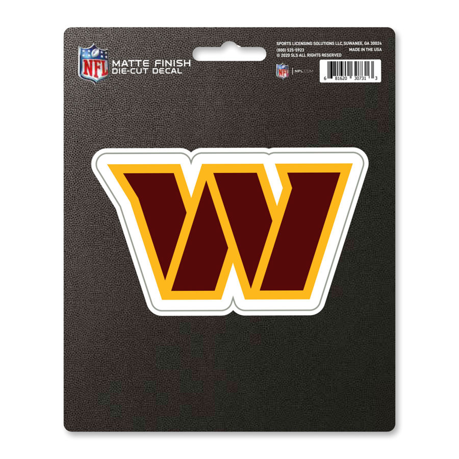 Washington Commanders - Vinyl Matte Sticker at Sticker Shoppe