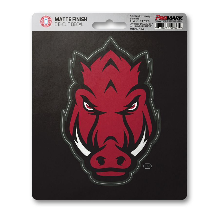 University of Arkansas Razorbacks - Vinyl Matte Sticker at Sticker Shoppe
