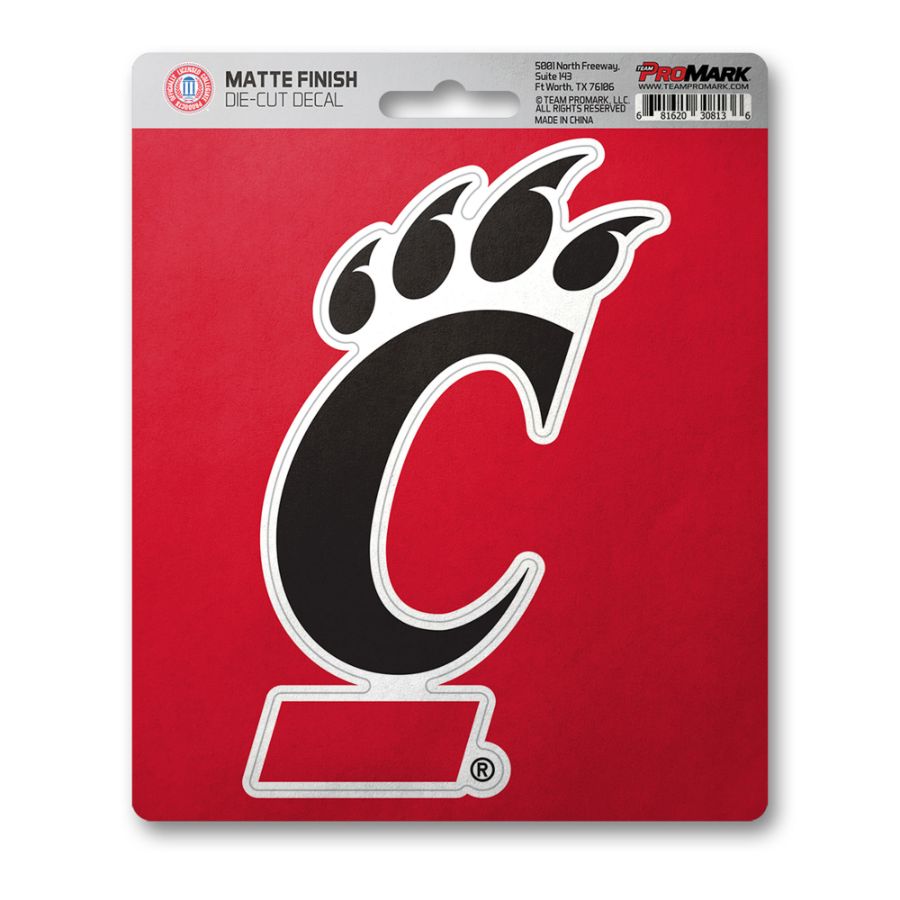 University of Cincinnati Bearcats - Vinyl Matte Sticker at Sticker Shoppe