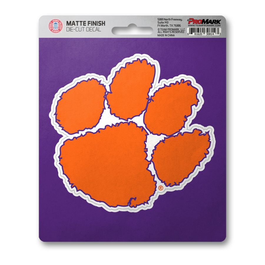 Clemson University Tigers - Vinyl Matte Sticker at Sticker Shoppe