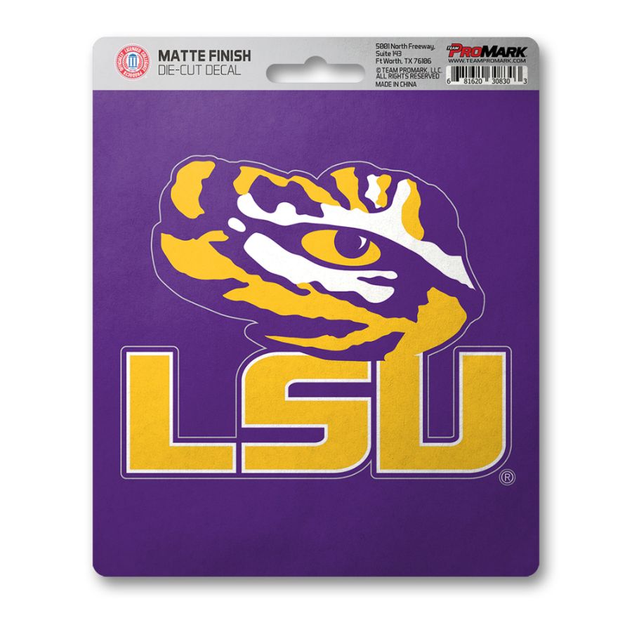 Louisiana State University LSU Tigers - Vinyl Matte Sticker at Sticker ...