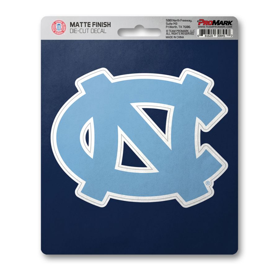 University of North Carolina Tar Heels - Vinyl Matte Sticker at Sticker ...