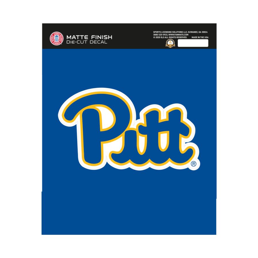University of Pittsburgh Panthers - Vinyl Matte Sticker at Sticker Shoppe