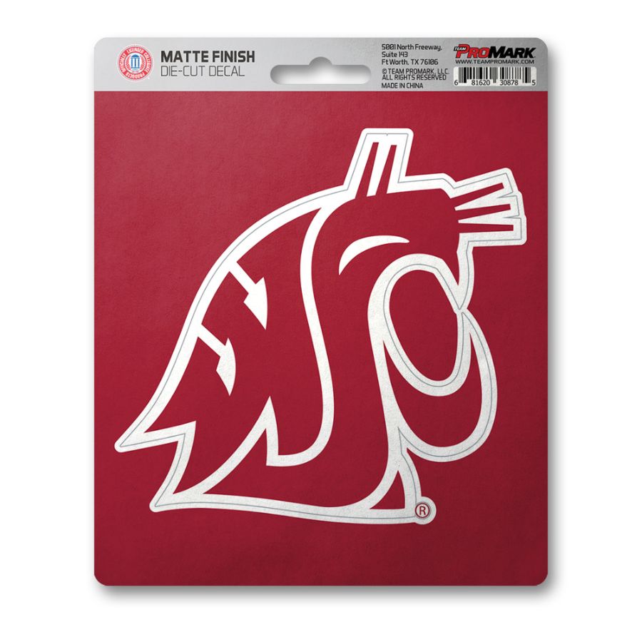 Washington State University Cougars - Vinyl Matte Sticker at Sticker Shoppe