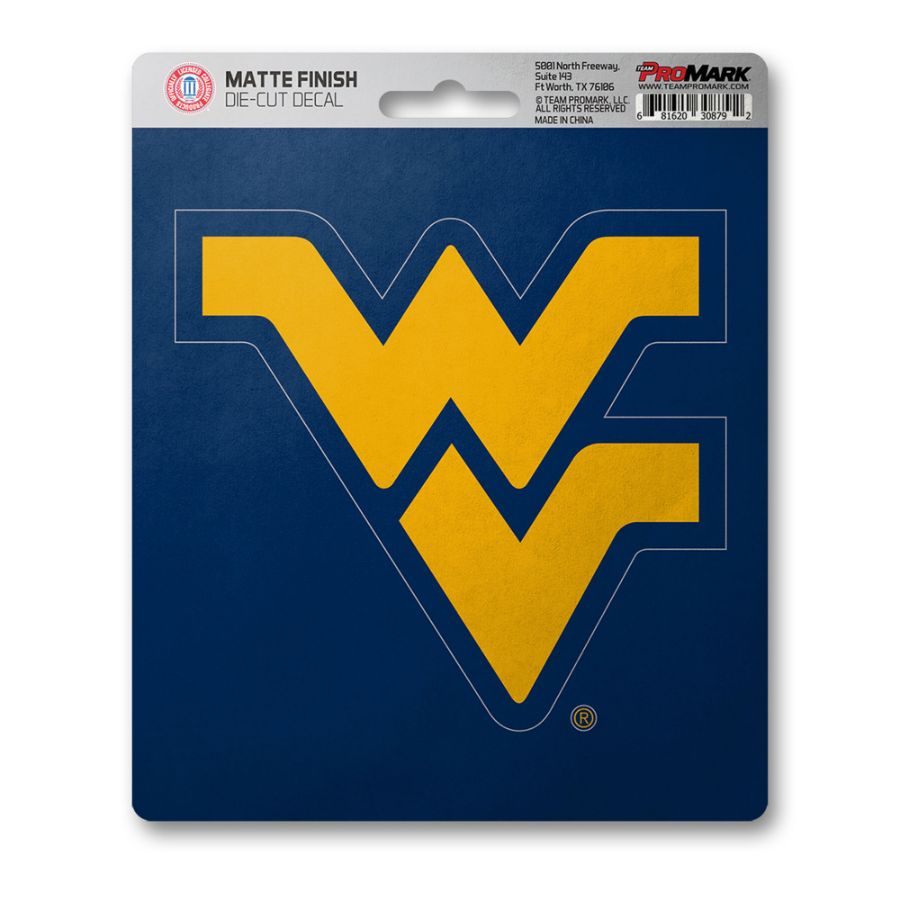 West Virginia University Mountaineers - Vinyl Matte Sticker at Sticker ...