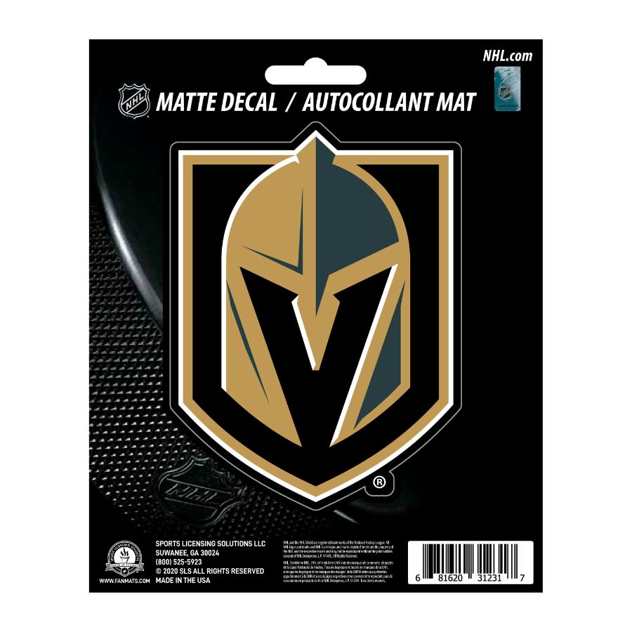 Vegas Golden Knights - Vinyl Matte Sticker at Sticker Shoppe