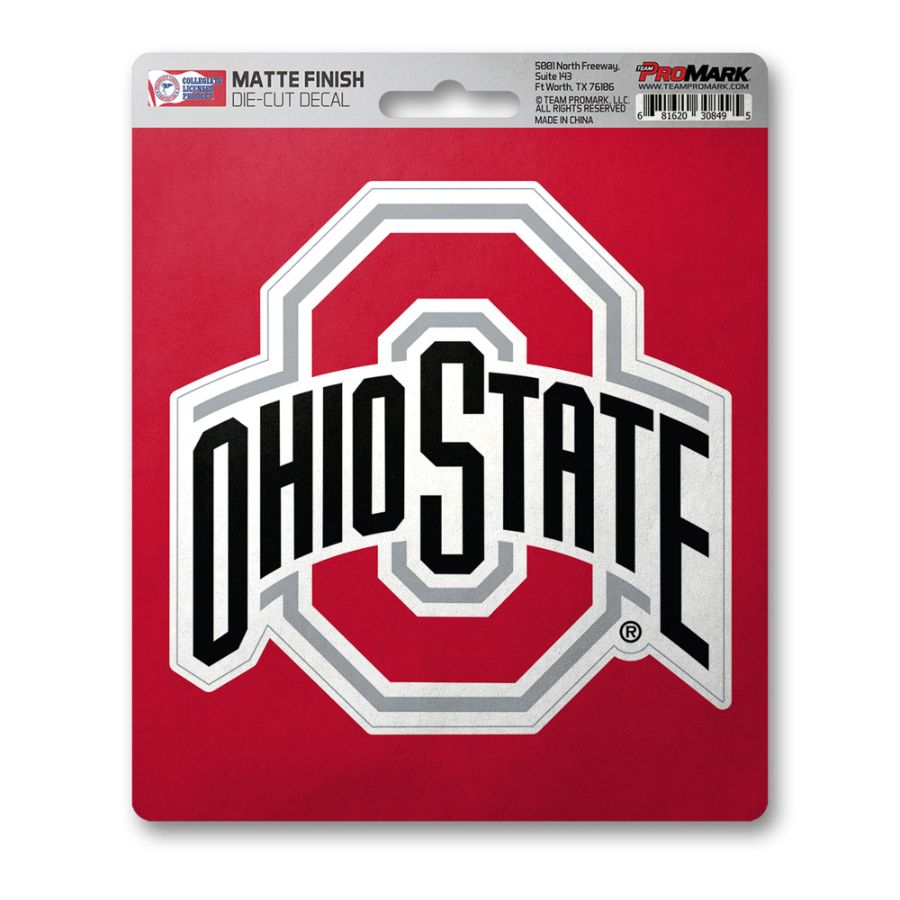 Ohio State University Buckeyes - Vinyl Matte Sticker at Sticker Shoppe