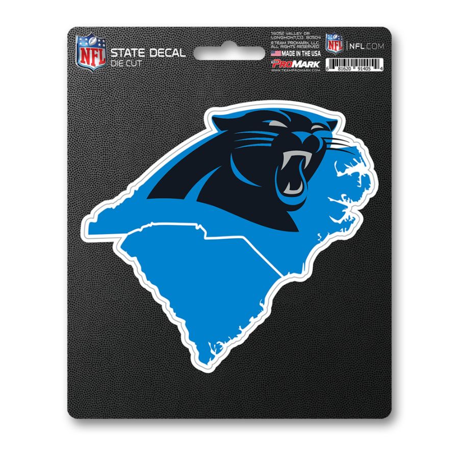 Carolina Panthers - Home State Shaped Vinyl Sticker at Sticker Shoppe