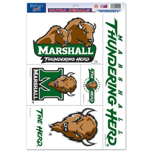 Marshall University Thundering Herd - Set of 5 Ultra Decals at Sticker ...