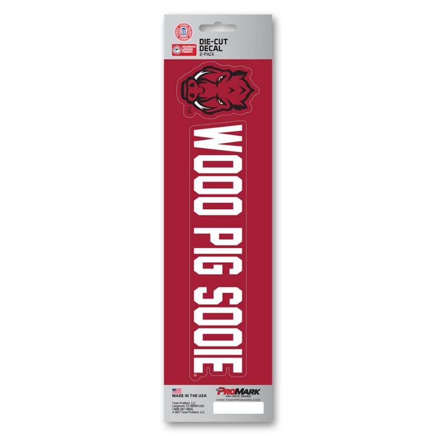 University of Arkansas Razorbacks Woo Pig Sooie Slogan & Logo - Set Of ...