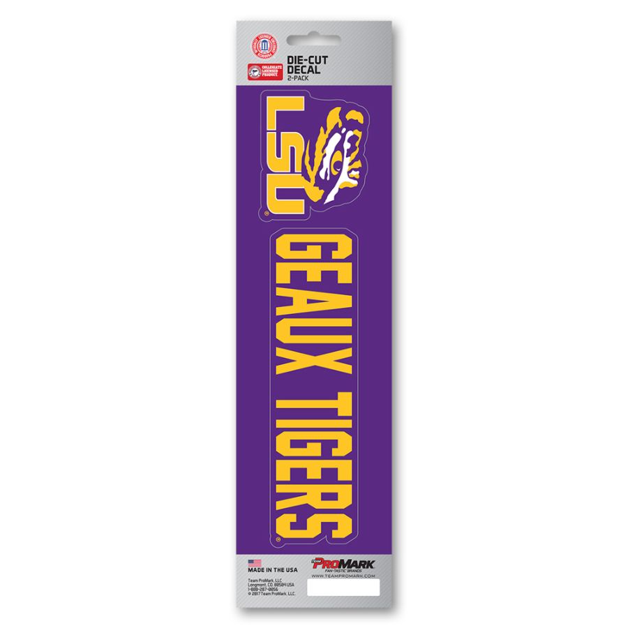 Louisiana State University LSU Tigers Geaux Tigers Slogan & Logo - Set ...