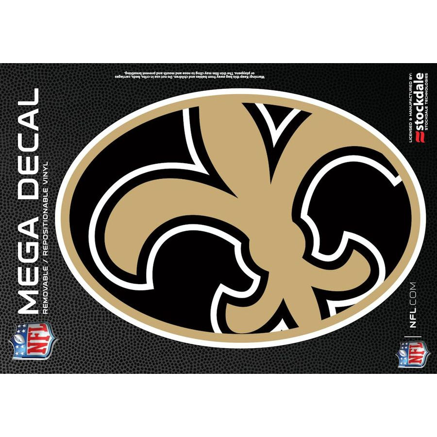 New Orleans Saints Logo - 4x5.5 Inch Oval Sticker at Sticker Shoppe