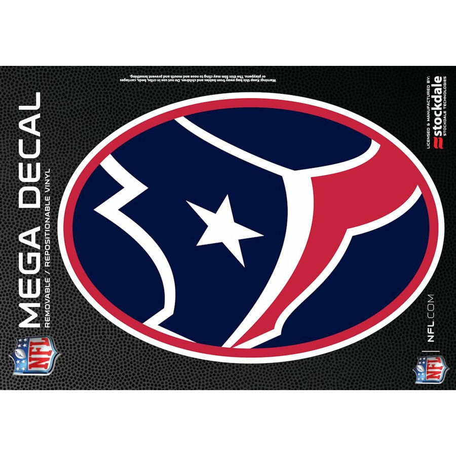 Houston Texans Logo - 4x5.5 Inch Oval Sticker at Sticker Shoppe