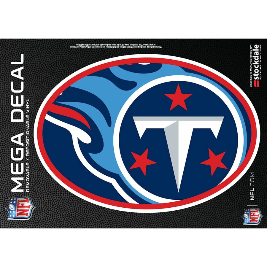 Tennessee Titans Logo - 4x5.5 Inch Oval Sticker at Sticker Shoppe