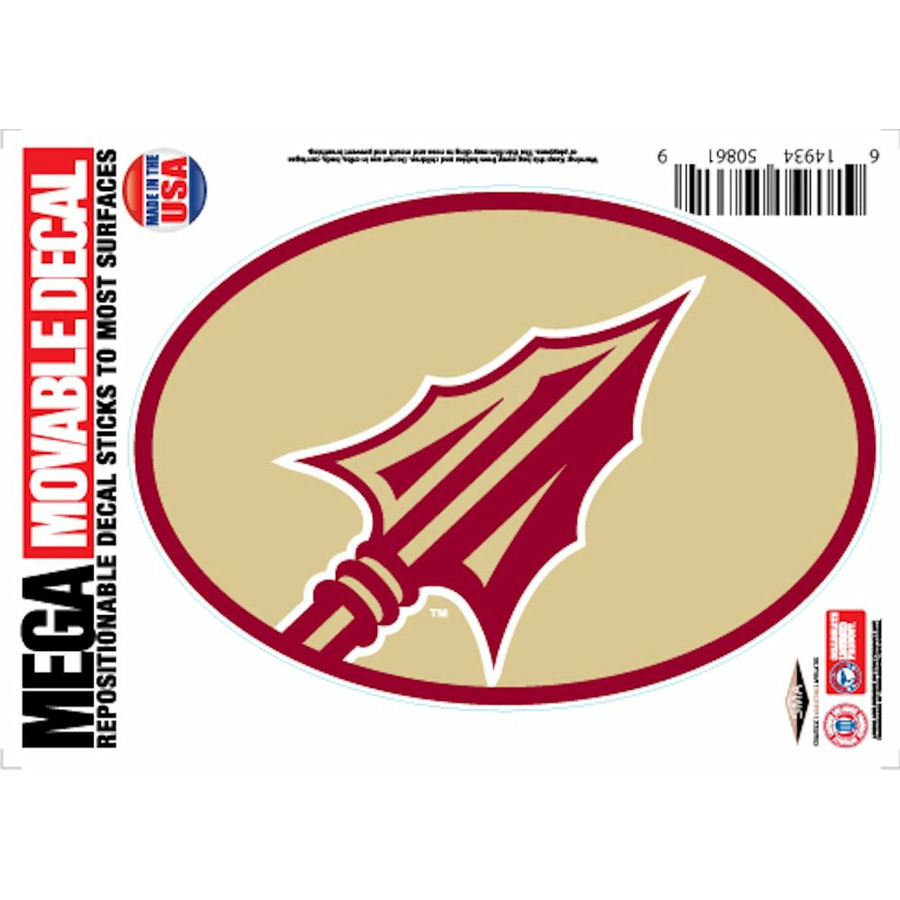 Florida State University Seminoles - 4x5.5 Inch Oval Sticker at Sticker ...