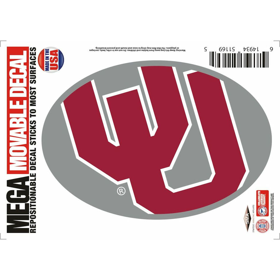 University Of Oklahoma Sooners - 4x5.5 Inch Oval Sticker at Sticker Shoppe