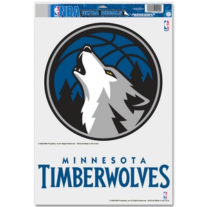 Minnesota Timberwolves - 11x17 Ultra Decal Set at Sticker Shoppe