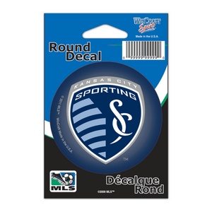 Sporting Kansas City - 3x3 Round Vinyl Sticker at Sticker Shoppe
