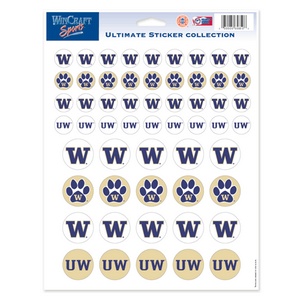 University Of Washington Huskies - 8.5x11 Sticker Sheet at Sticker Shoppe
