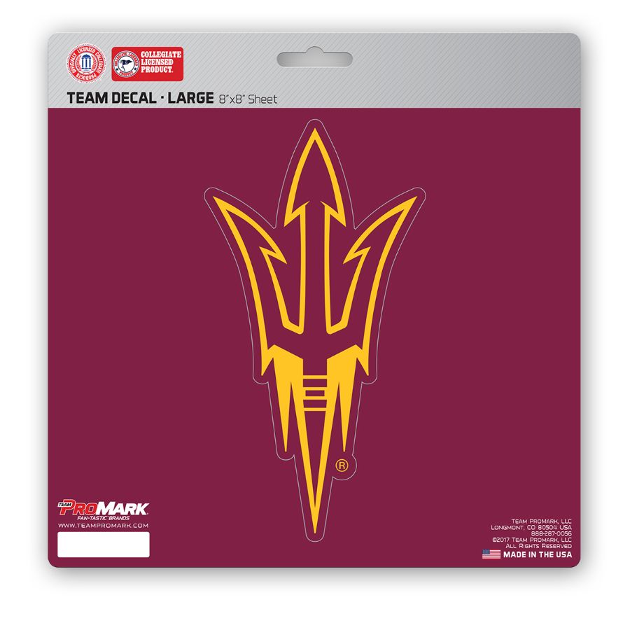 Arizona State University Sun Devils Logo - 8x8 Vinyl Sticker at Sticker ...