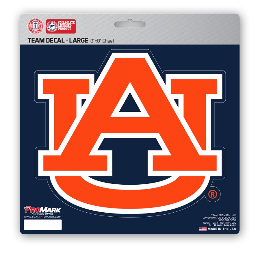 Auburn University Tigers Logo - 8x8 Vinyl Sticker at Sticker Shoppe