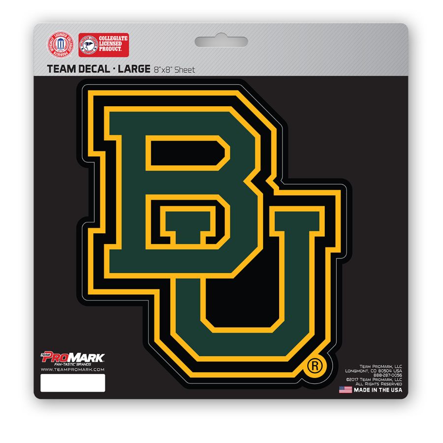 Baylor University Bears Logo - 8x8 Vinyl Sticker at Sticker Shoppe