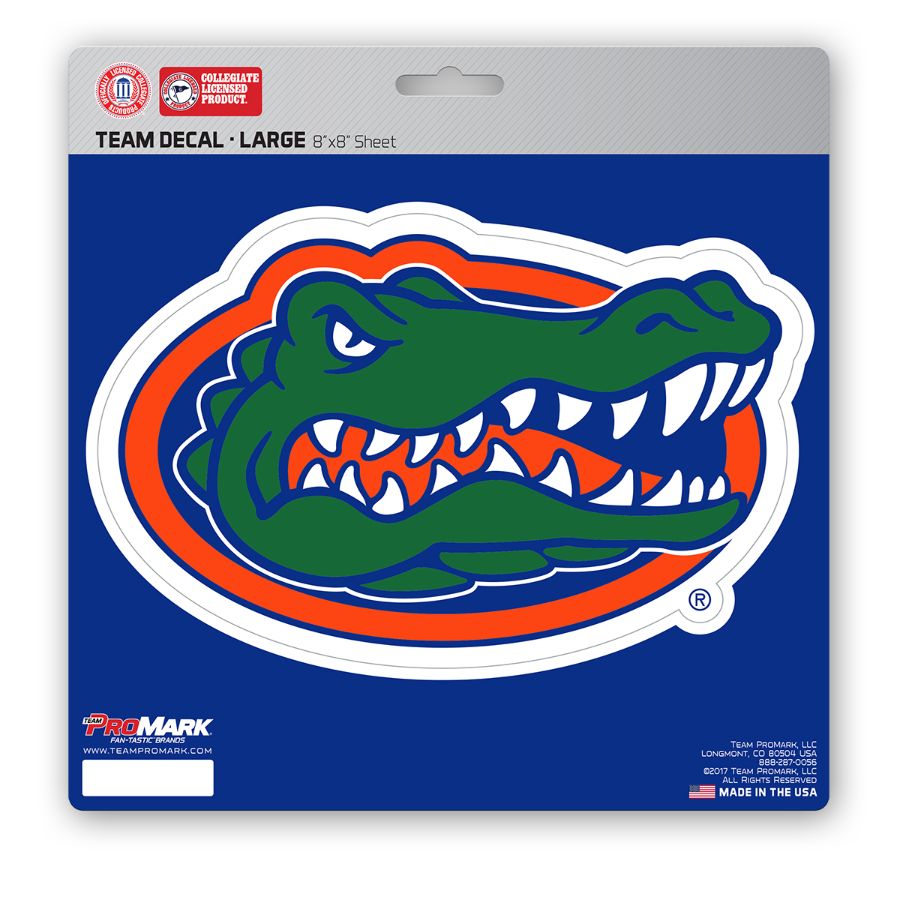 University of Florida Gators Logo - 8x8 Vinyl Sticker at Sticker Shoppe