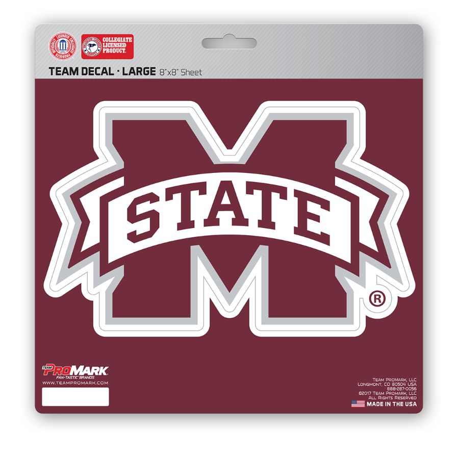Mississippi State University Bulldogs Logo - 8x8 Vinyl Sticker at ...