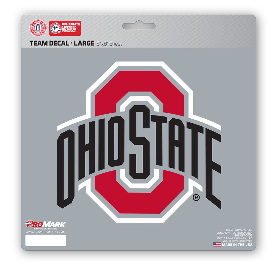 Ohio State University Buckeyes Logo - 8x8 Vinyl Sticker at Sticker Shoppe