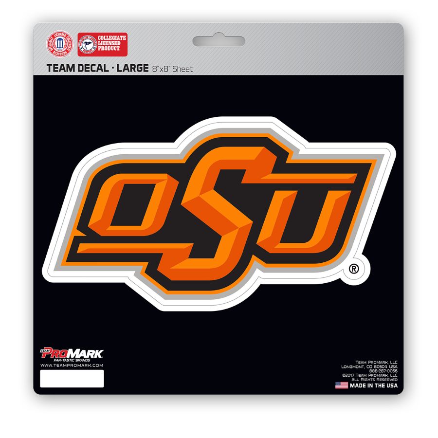 Oklahoma State University Cowboys Logo - 8x8 Vinyl Sticker at Sticker ...