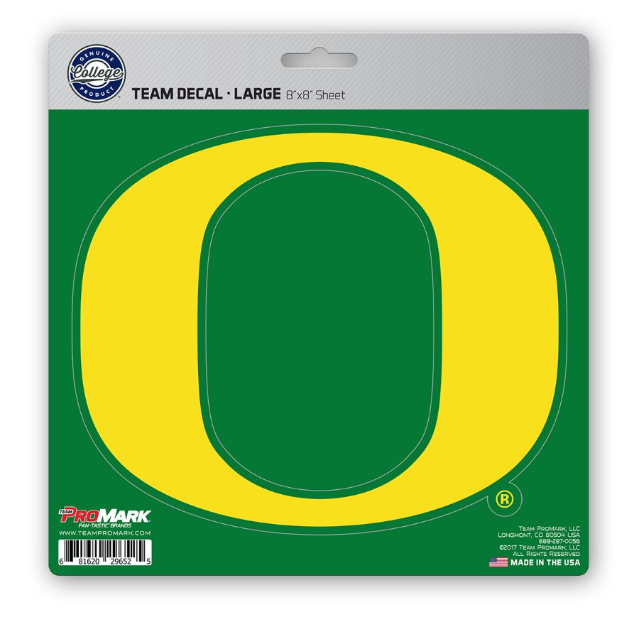 University of Oregon Ducks Logo - 8x8 Vinyl Sticker at Sticker Shoppe
