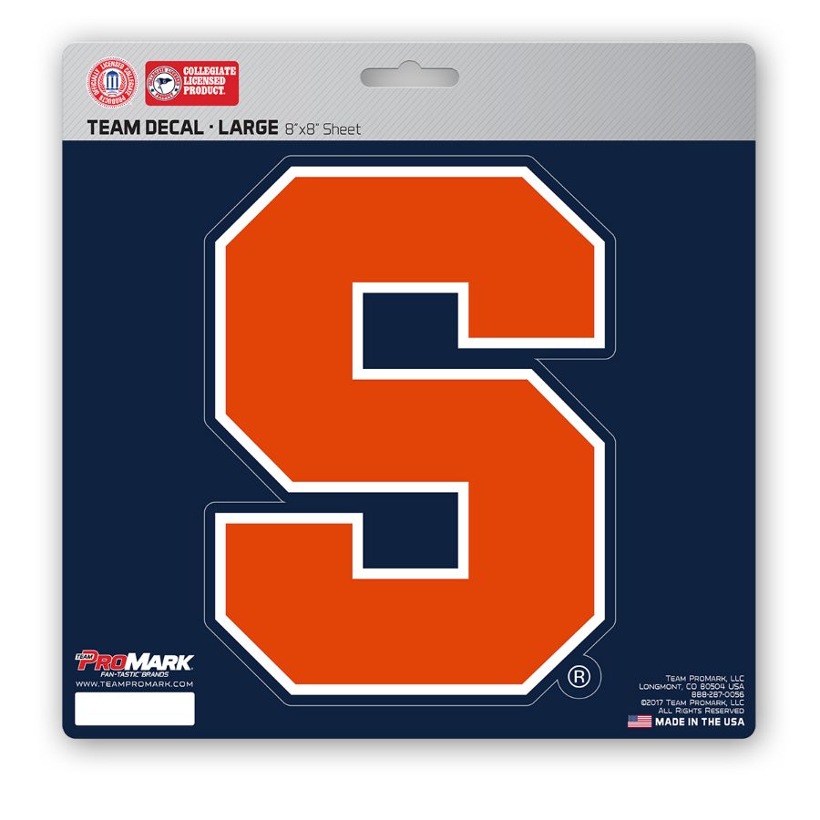 Syracuse University Orange Logo - 8x8 Vinyl Sticker at Sticker Shoppe